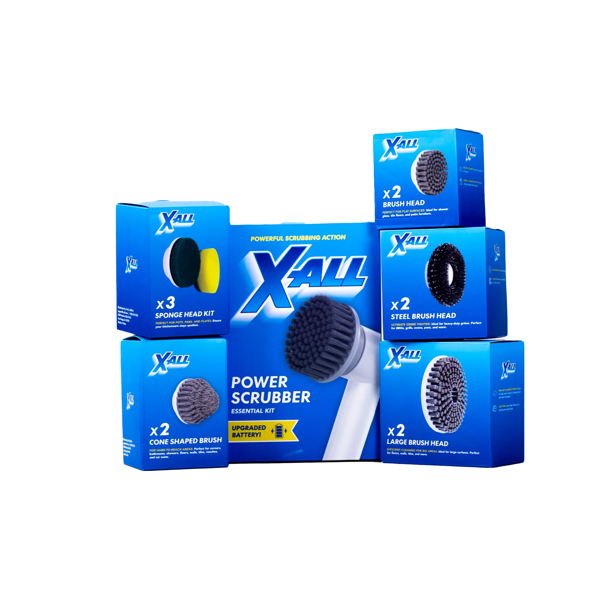 Power Scrubber Mega Kit - X-All