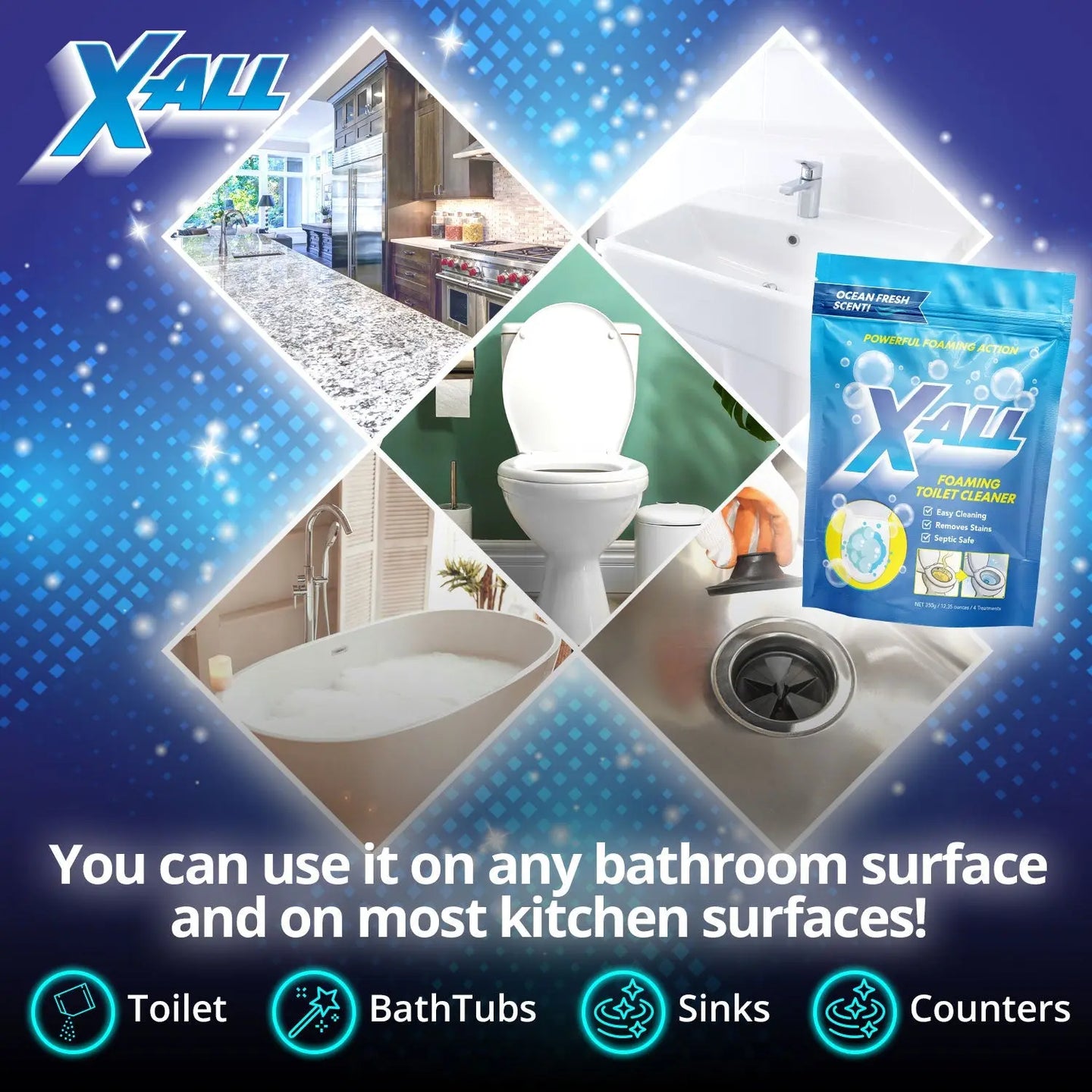 Foaming Toilet Cleaner - X-All